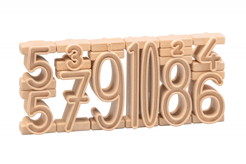 Tower Numbers number space of 100 (34 pcs) - Sustainable Education ...