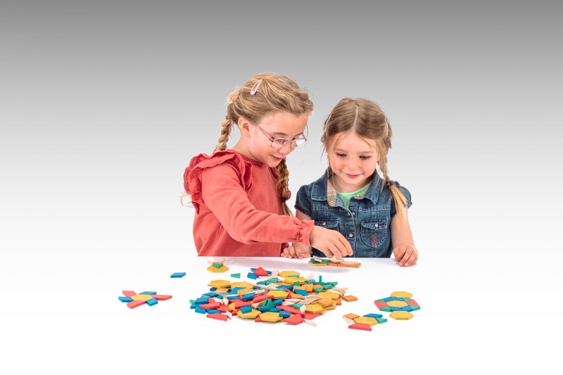 Pattern blocks (250 pcs) - Sustainable Education Resources