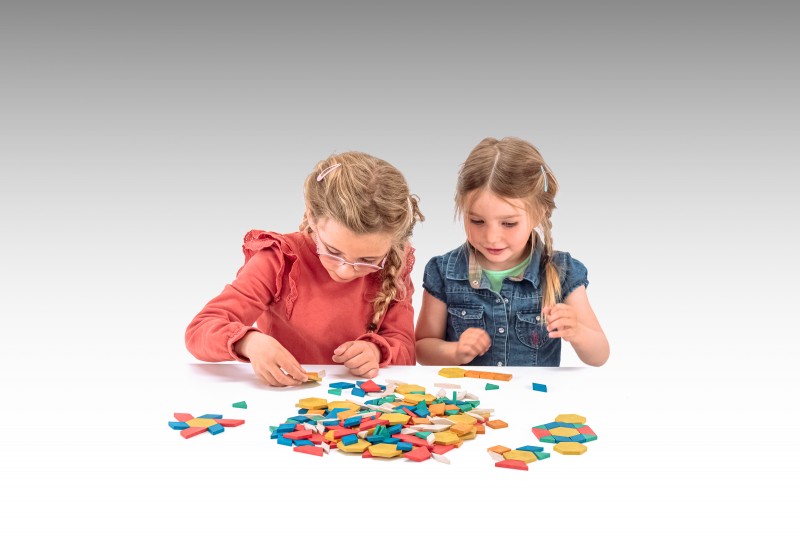 Pattern blocks (250 pcs) - Sustainable Education Resources