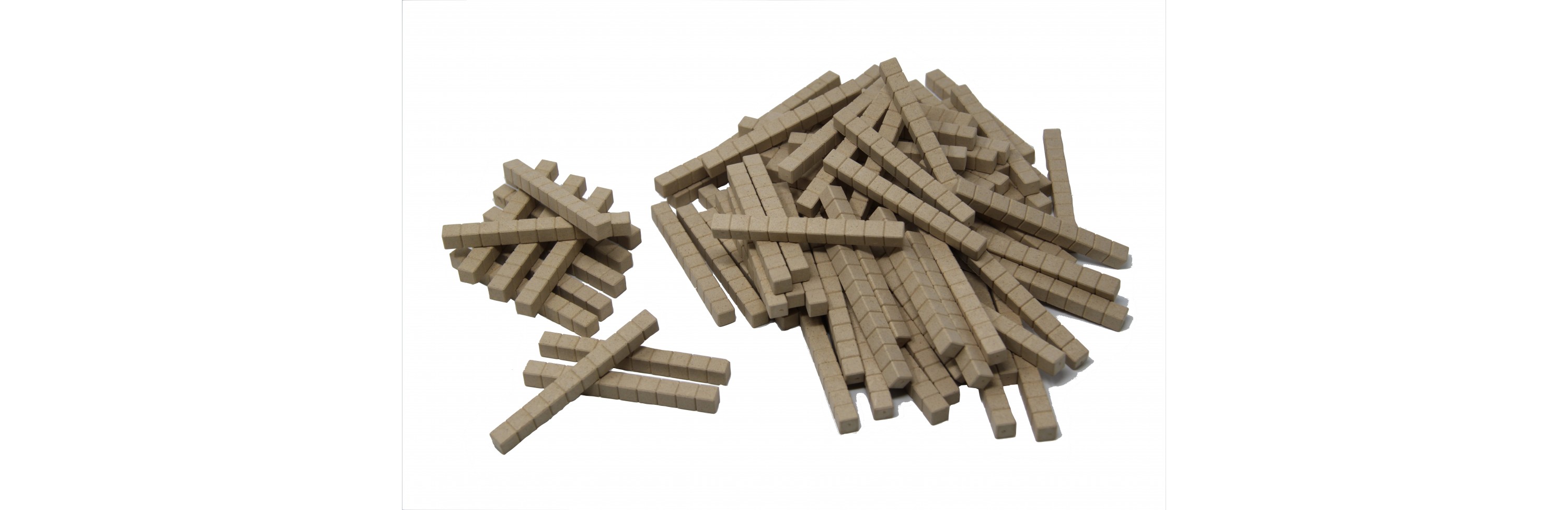 Dienes Base Ten Rods in natural colours (100 pcs) - Sustainable ...