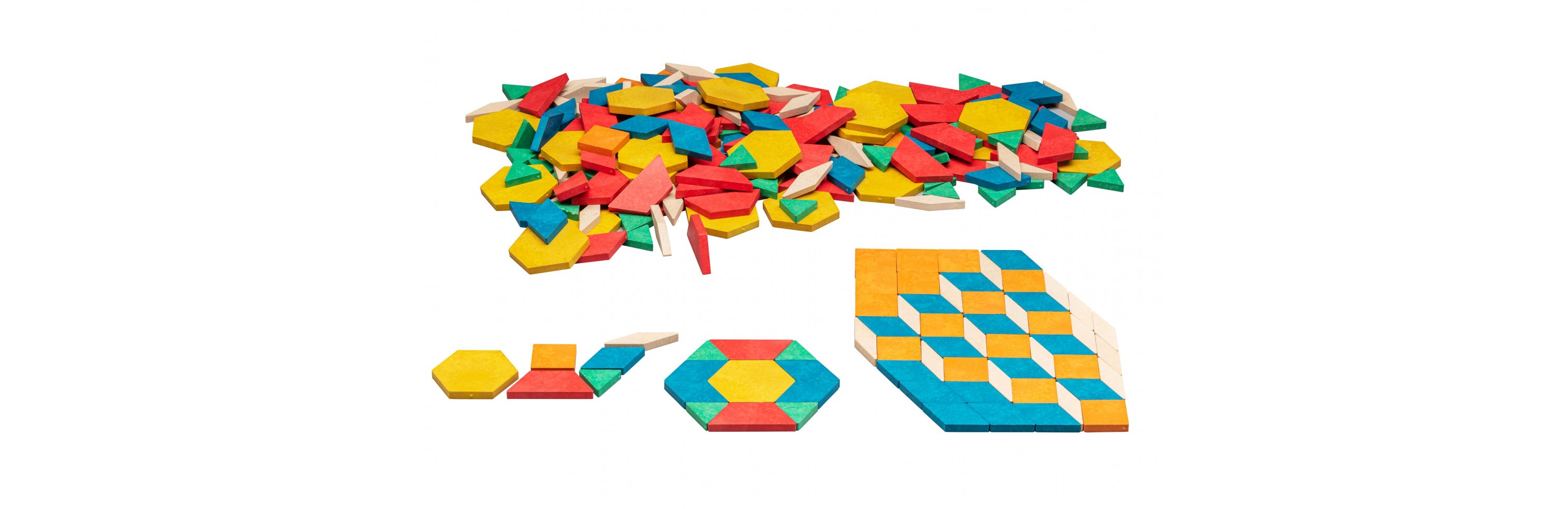 Pattern blocks (250 pcs) - Sustainable Education Resources