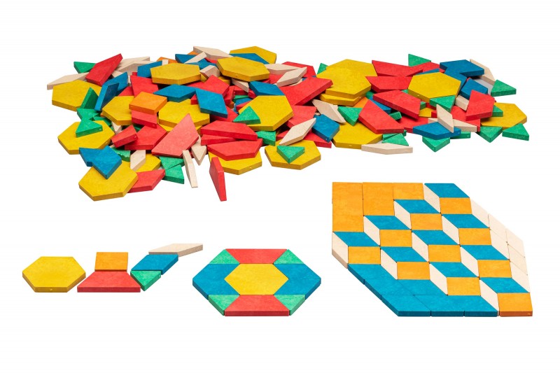 Pattern blocks (250 pcs) - Sustainable Education Resources