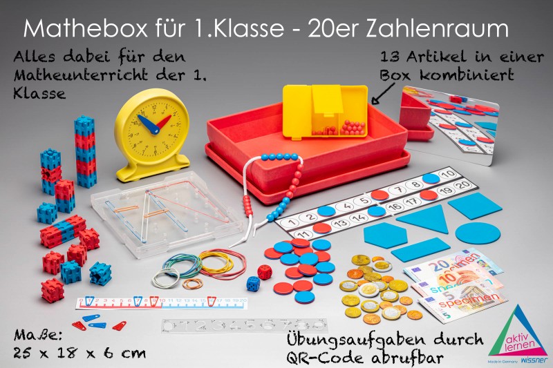Math Box for 1st grade - 20 number range - Sustainable Education Resources