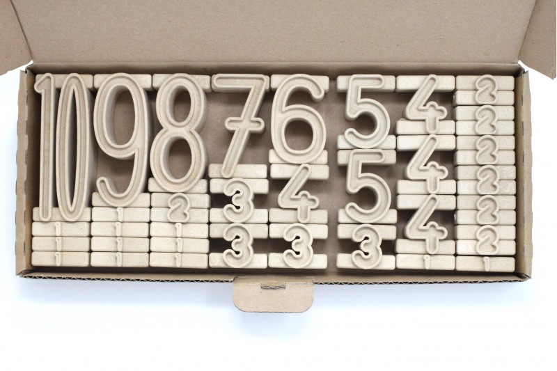 Tower Numbers number space of 100 (34 pcs) - Sustainable Education ...